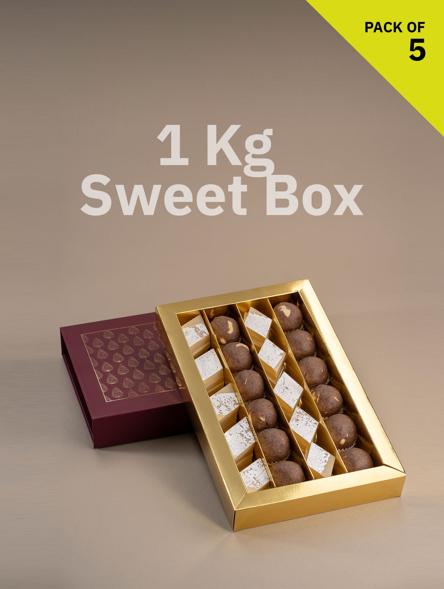 1 Kg Sweet Box – Unbox | Premium Box Packaging Manufacturers in Pune